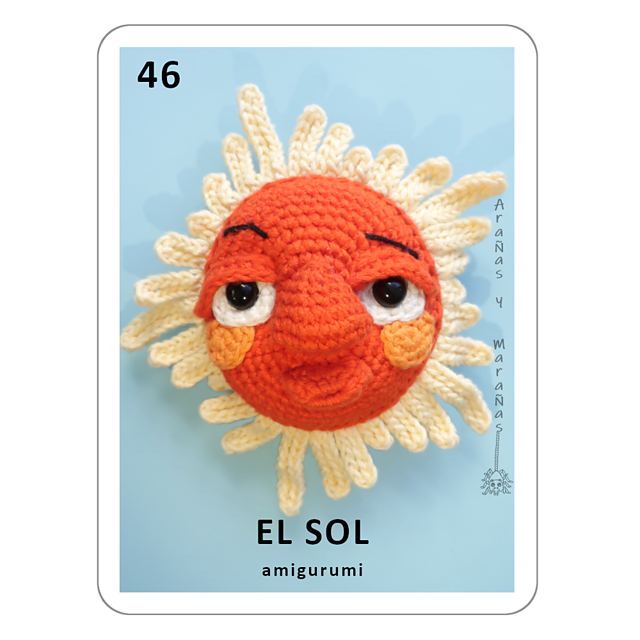 Ravelry: 46 EL SOL amigurumi pattern by Rosaura Valdez