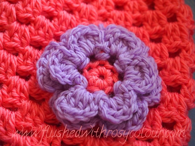 Ravelry: Daisy-centered Irish Rose pattern by Teena Sutton Murphy