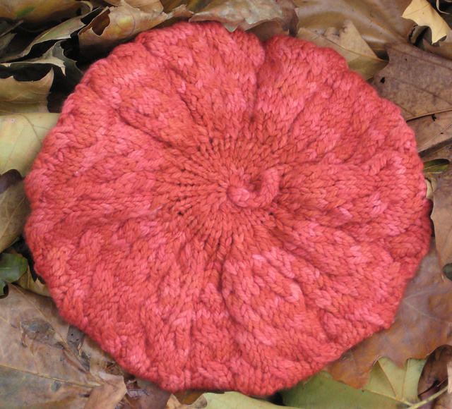 Ravelry: Russet Ripples: Beret pattern by Rowan Benjamin