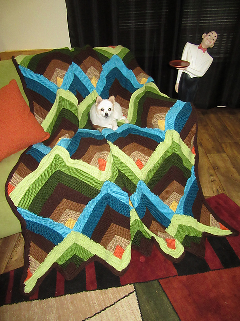 Ravelry: The Great Pyramid Challenge Afghan pattern by Roxanna June