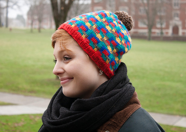 Ravelry: Building Blocks Stranded Beanie pattern by Alena Ruman