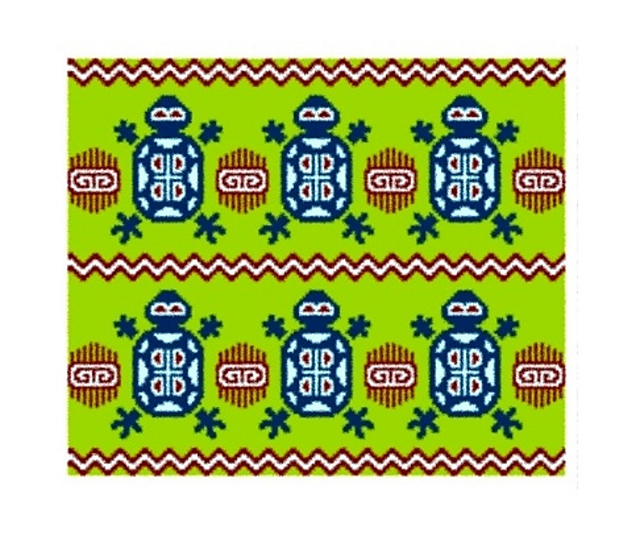 Ravelry: Turtle Tapestry Crochet Native Art Chart pattern by Marina G