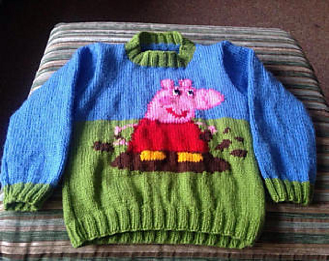 Ravelry: Peppa Pig jumper pattern by Russell Whiting