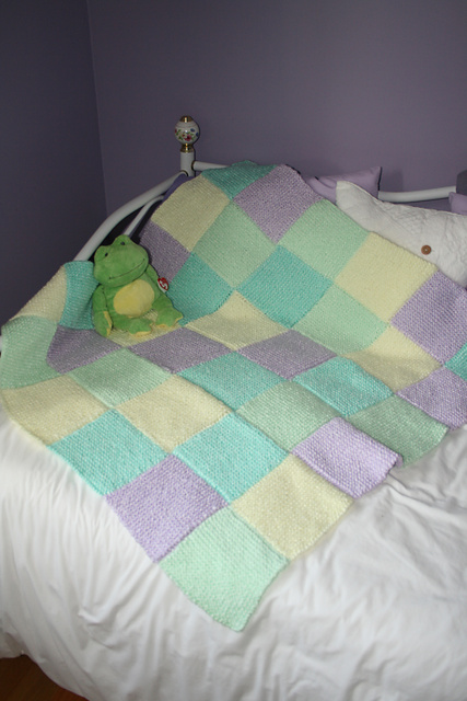 Ravelry: #6 Spring Squares Blanket pattern by Bernat Design Studio