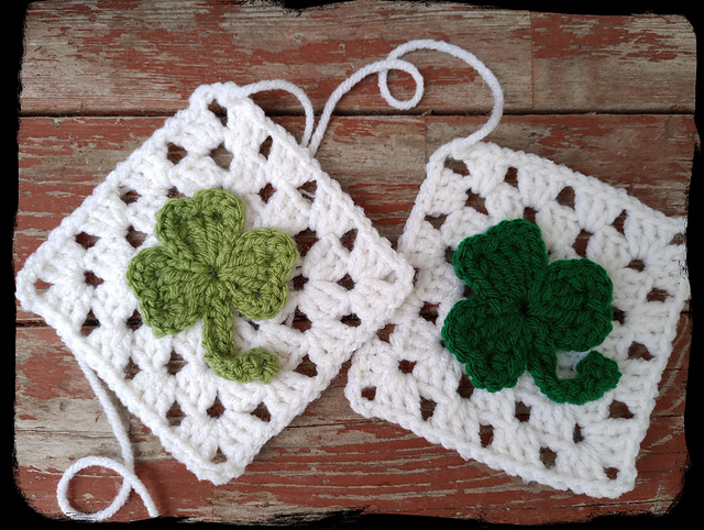 Ravelry: Shamrock Granny Square pattern by Country Life in Crochet