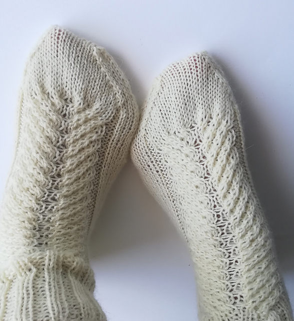 Ravelry: Twisted Socks pattern by Ruta Sab.