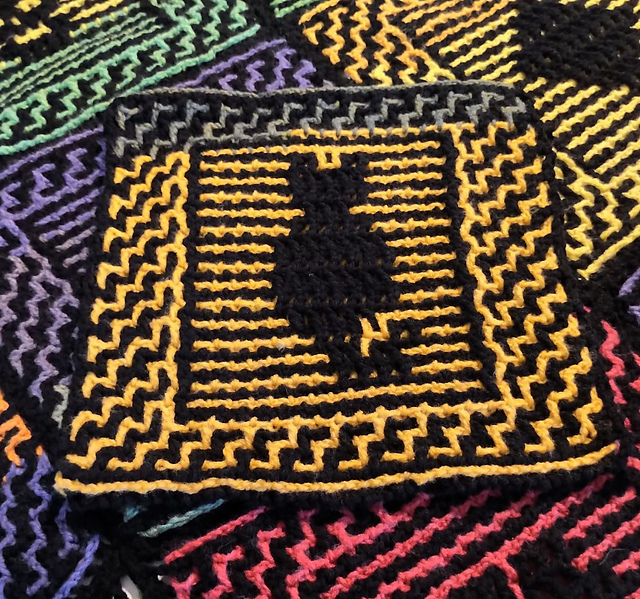 Ravelry: Interlocking Croblock#11 Cat pattern by Redneck Barbie