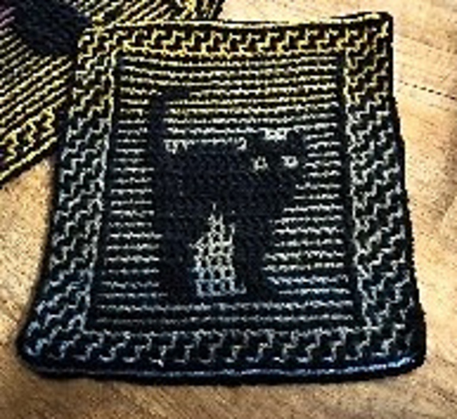 Ravelry: Interlocking Cats#2 Croblock pattern by Redneck Barbie