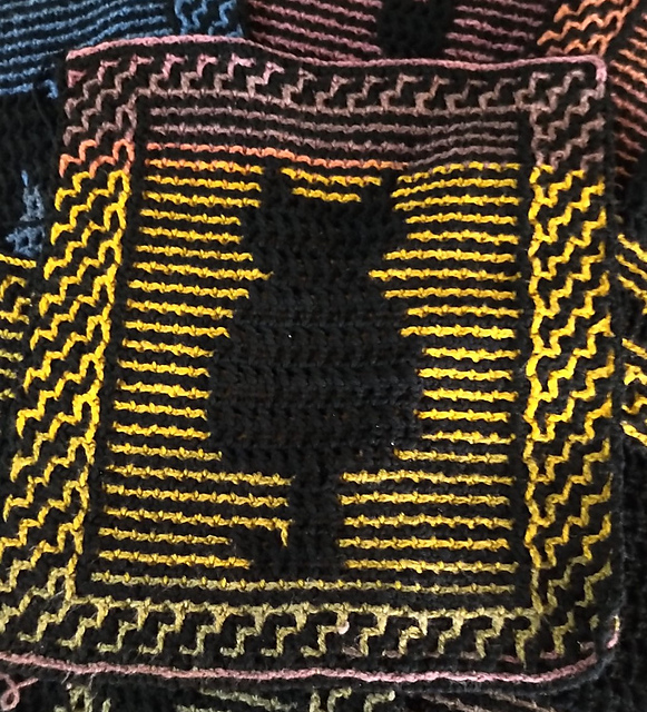 Ravelry: Interlocking Cats#4 FatCat pattern by Redneck Barbie