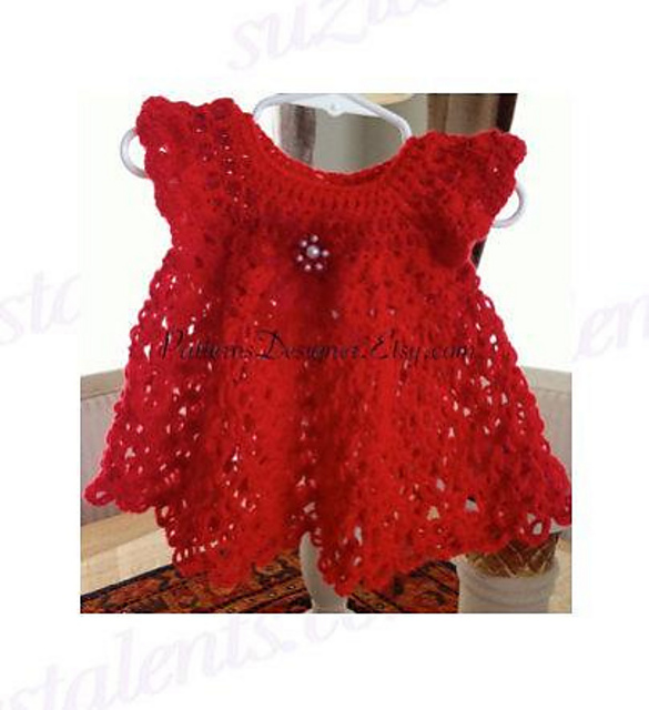Ravelry: Baby Christmas Dress pattern by ST Patterns Designer