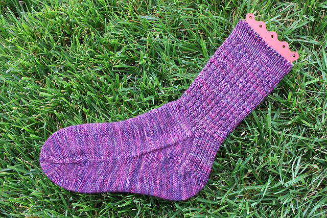 Ravelry: Slanted Tile Rib Socks pattern by Shelley D. Jones