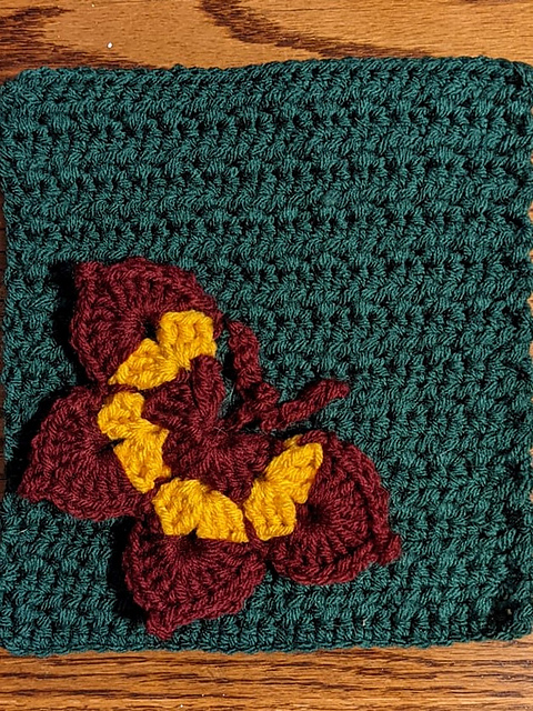 Ravelry: Christmas Butterfly Square pattern by Sarah Schmitt