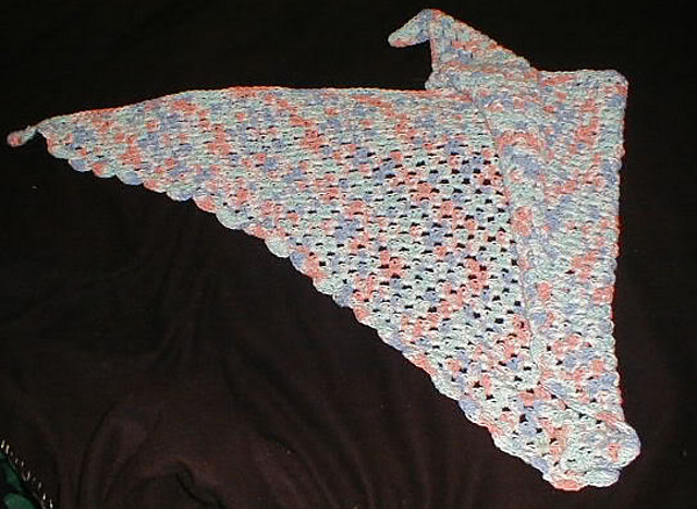 Ravelry: Easy up granny square shawl pattern by Shala