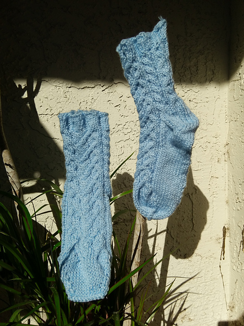 Ravelry: Tall Joined Braid Socks pattern by Steph L Layland