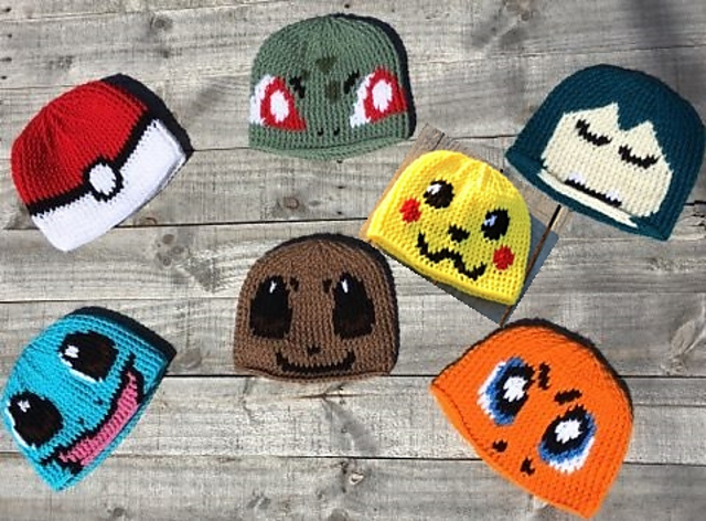 Ravelry: Poke-Character Bundle #1 pattern by Sarah Boham