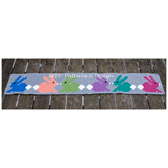 Ravelry: Easter Bunny C2C pattern by Sarah Boham