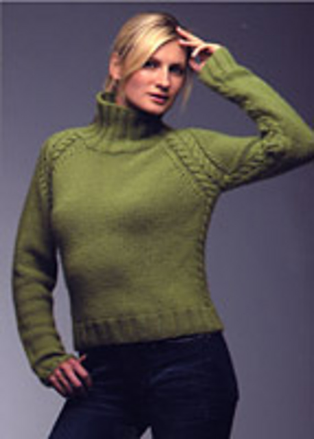 Ravelry: Raglan with Cables KK270 pattern by Berta Karapetyan