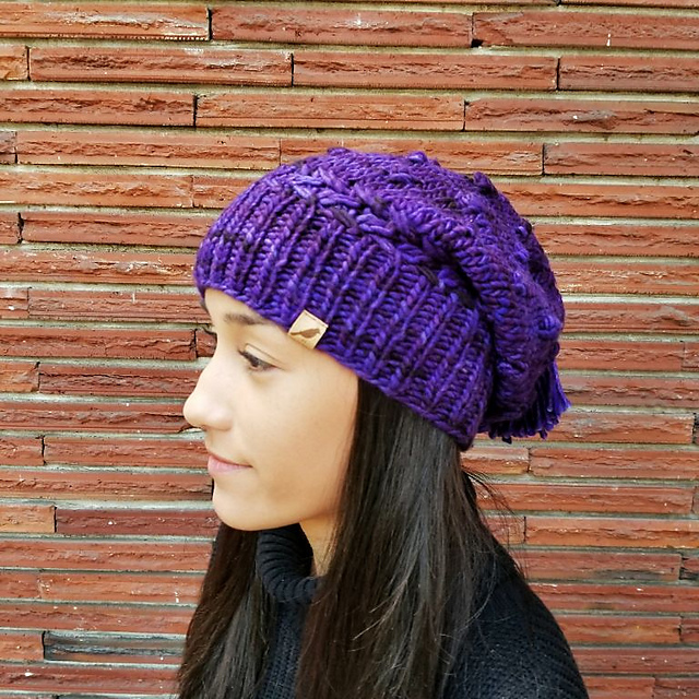 Ravelry: Braids and Berries Hat pattern by Black Crow Knits