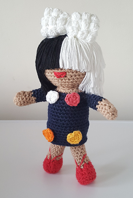 Ravelry: "Sia" Inspired Doll pattern by Sarah Louise Read - Stitch ...
