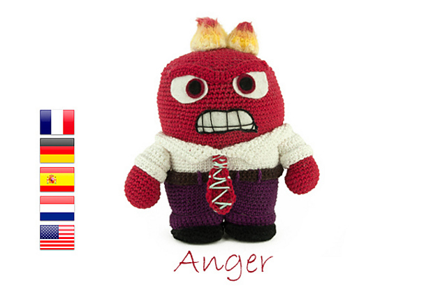 Ravelry: Anger (Inside Out) pattern by Sabrina Somers
