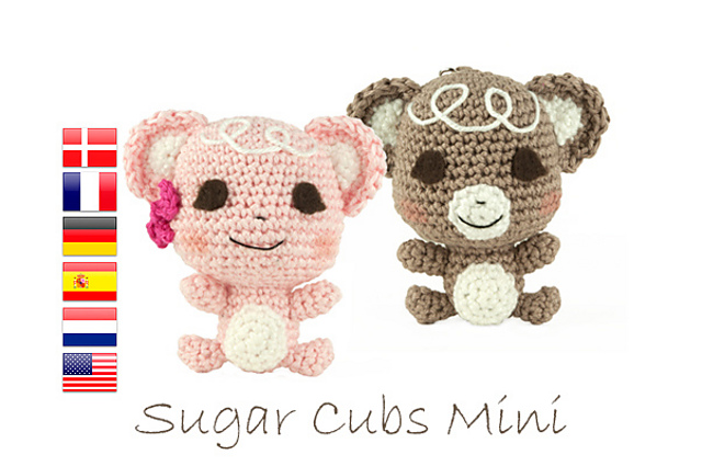 Ravelry: Sugar Cubs Keychain pattern by Sabrina Somers