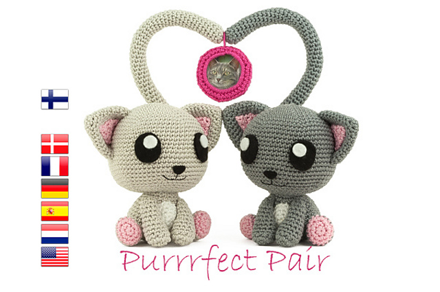 Ravelry: Purrrfect Pair pattern by Sabrina Somers