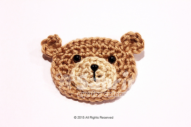 Ravelry: Bear Teddy Applique pattern by Sahrit Freud-Weinstein