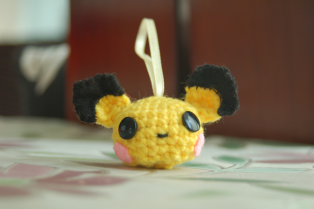Ravelry: Pichu Keychain pattern by Sakana Anakas