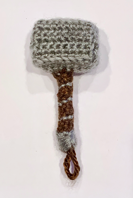 Ravelry: Thor Hammer Keychain (Mjollnir) pattern by KrystalKreations