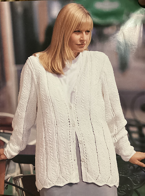 Ravelry: Lace Border Cardigan pattern by Patons