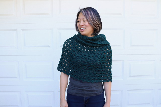 Ravelry: Pistachio Poncho Adult pattern by Salena Baca