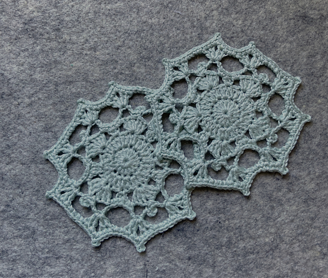 Ravelry: Lacy Snowflake Coaster pattern by Samantha Eaker
