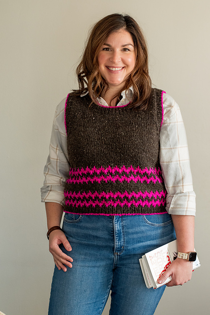 Ravelry: Trouvaille Vest pattern by Samantha Guerin