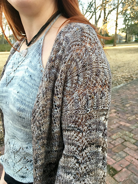 Ravelry: Leaf Lace Cover Up pattern by Samantha Stadter