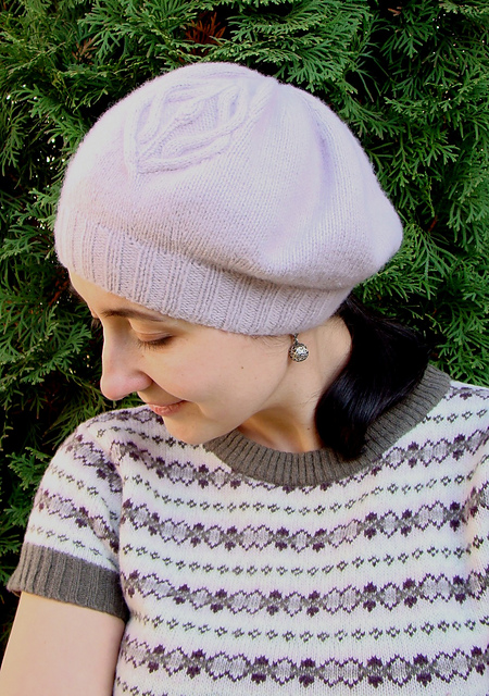 Ravelry: Frosted Rose Beret pattern by Irina Bil