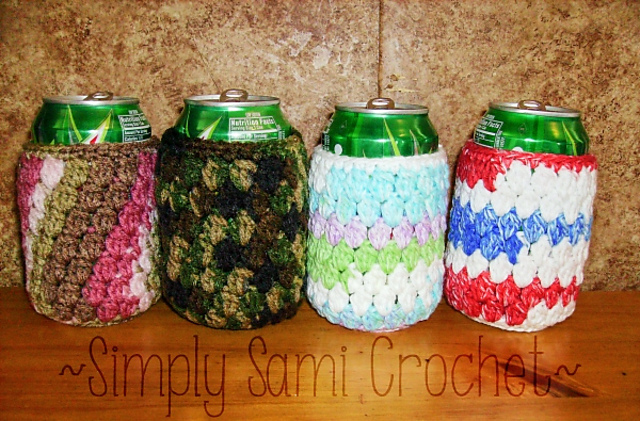 Ravelry: Cozy Clusters Can Koozie pattern by Sami Jurek