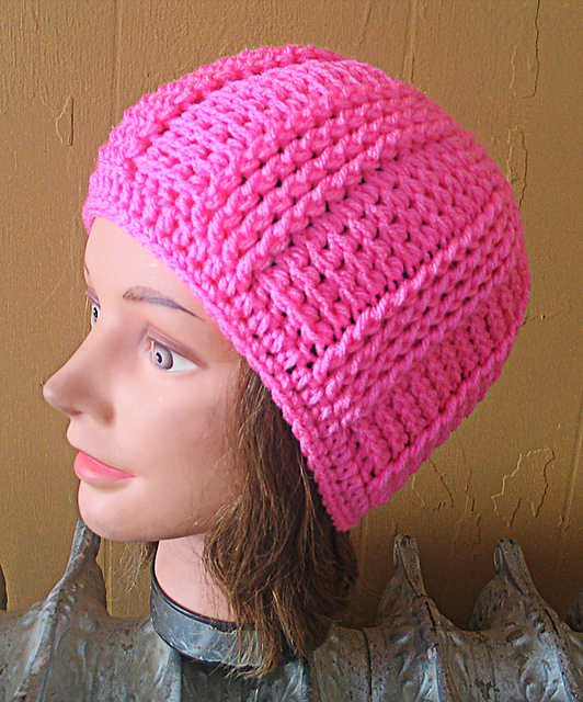 Ravelry: Vertical Ridges Hat pattern by Sami Jurek