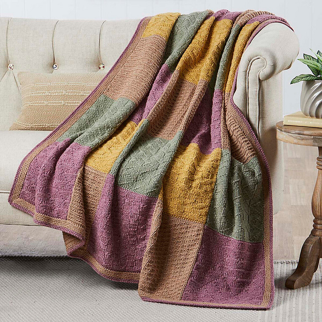 Ravelry: Golden Meadow Sampler Afghan pattern by Sandi Prosser