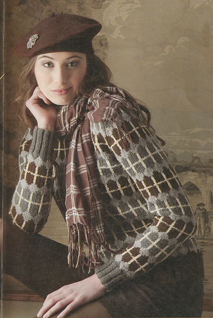 Ravelry: Modern Plaid Turtleneck pattern by Sandi Prosser