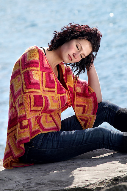 Ravelry: Mitred Squares Shawl pattern by Sandi Prosser