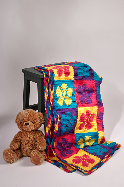 Ravelry: Flowers Afghan pattern by Sandi Prosser