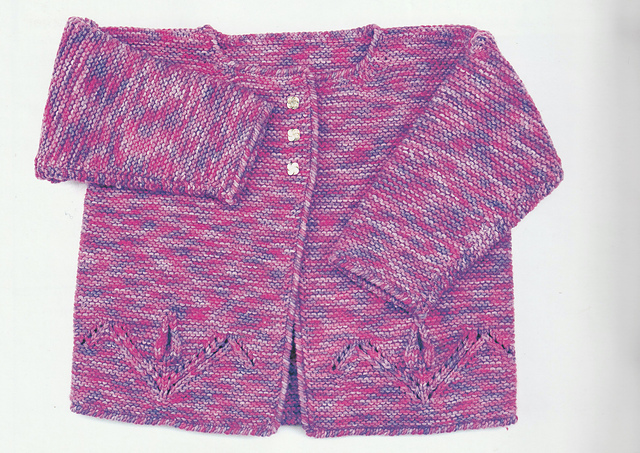 Ravelry: Tulip-Bud Jacket & Hat pattern by Sandi Prosser