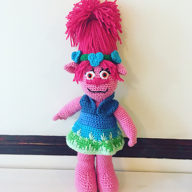 Ravelry: Poppy troll Doll pattern by Sandra Bracegirdle