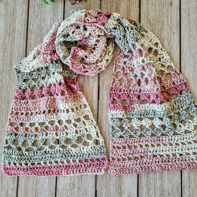 Ravelry: Alhambra Shawl Wrap Scarf pattern by Sandra Regev