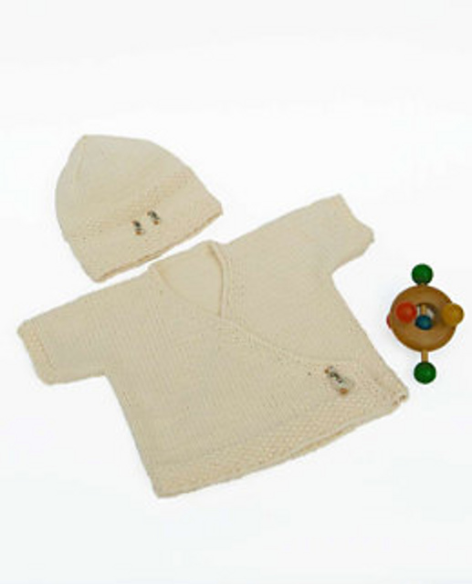 Ravelry: Crossover Short Sleeve Jacket pattern by Naturally Yarns