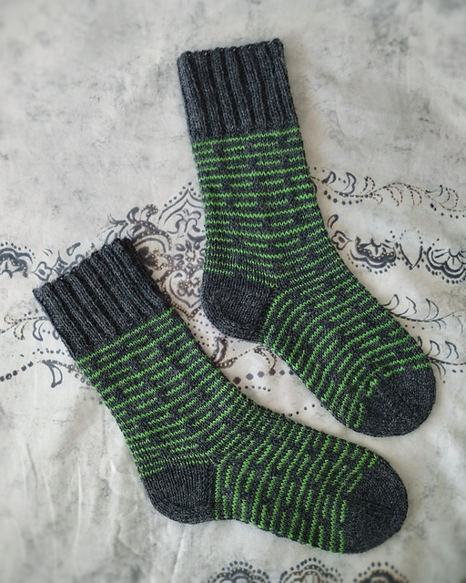 Ravelry: Tweed Socks #119 pattern by Hilde Fuchs