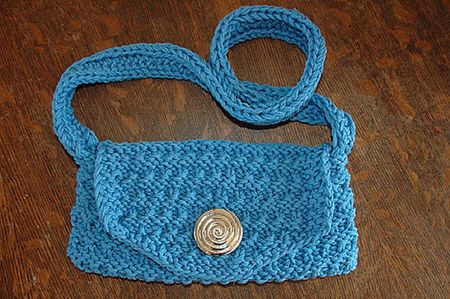 Ravelry: Simple Knitted Purse pattern by Sandy Montag