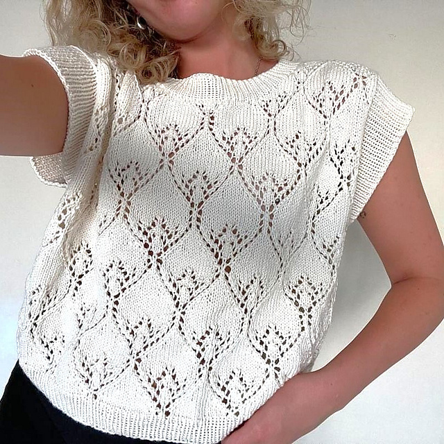 Ravelry: Siri Summer top pattern by Sanna Mård Castman