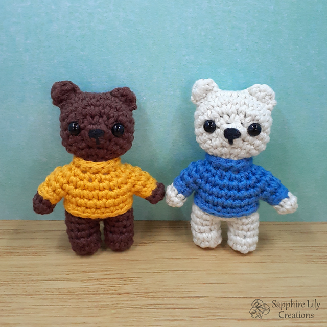 Ravelry: Tiny Bear in a Sweater pattern by Elizabeth Allison