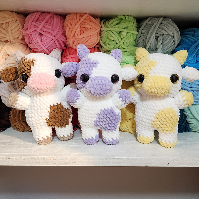 Ravelry: Kawaii Cow pattern by Sara Beara Crochet